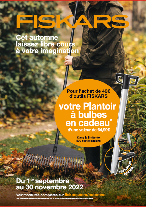 NETTOYAGE D'AUTOMNE FISKARS 2022 | L’Entrepôt du Bricolage
