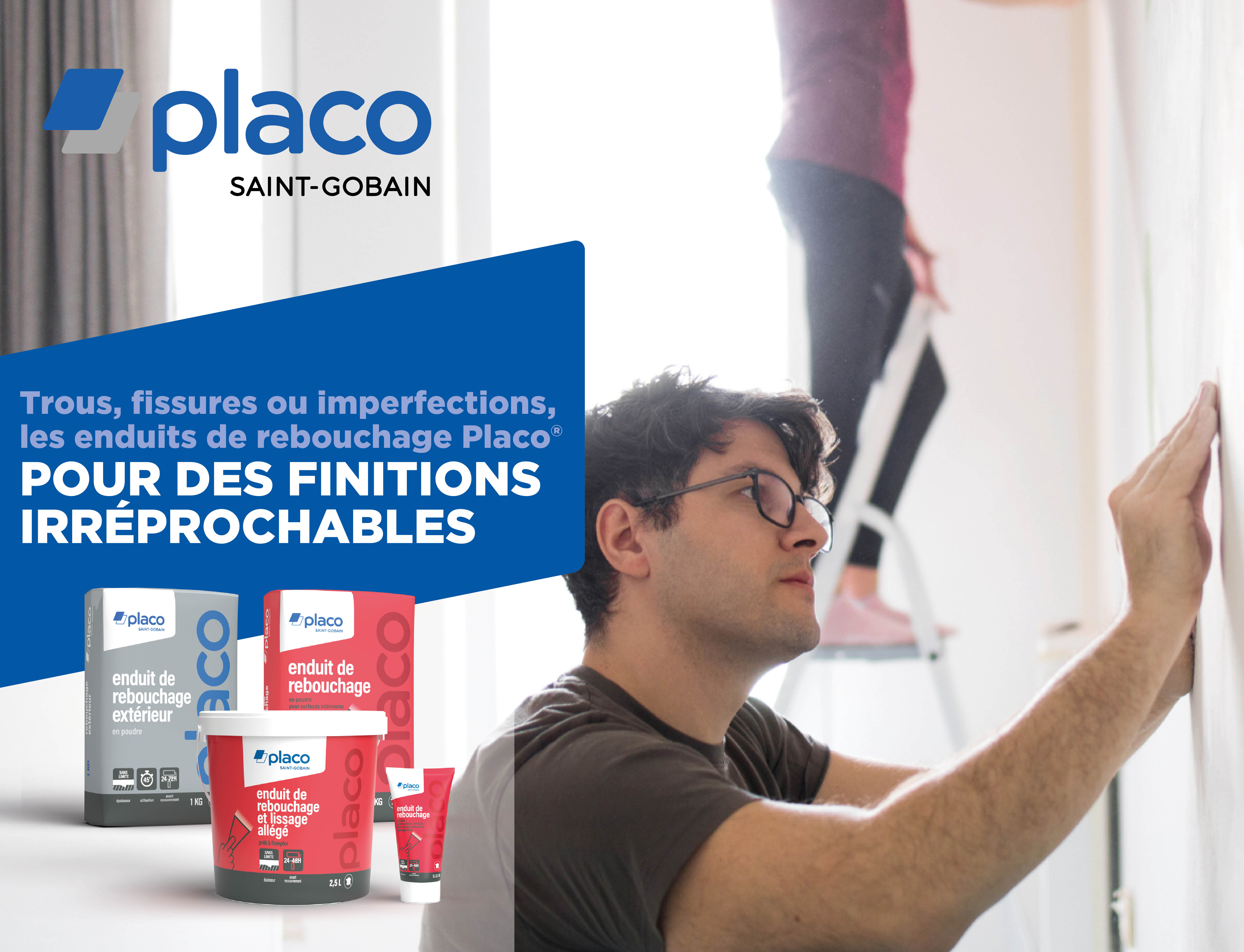 Enduit de rebouchage | Lissage, rebouchage et petite réparation du mur ...