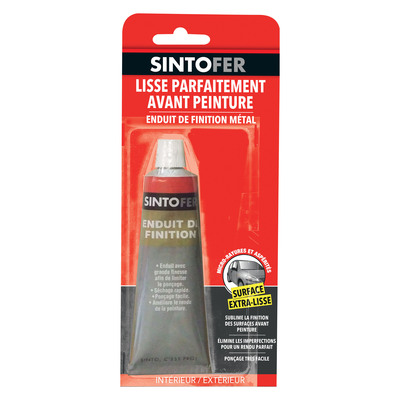 Mastic enduit de finition métal tube 85 gr SINTOFER | 173585 | Peinture ...