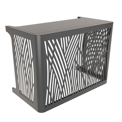 Habillage pour groupe de climatisation BROUSSE ANTHRACITE Taille M OUTSTEEL | 1571938 ...