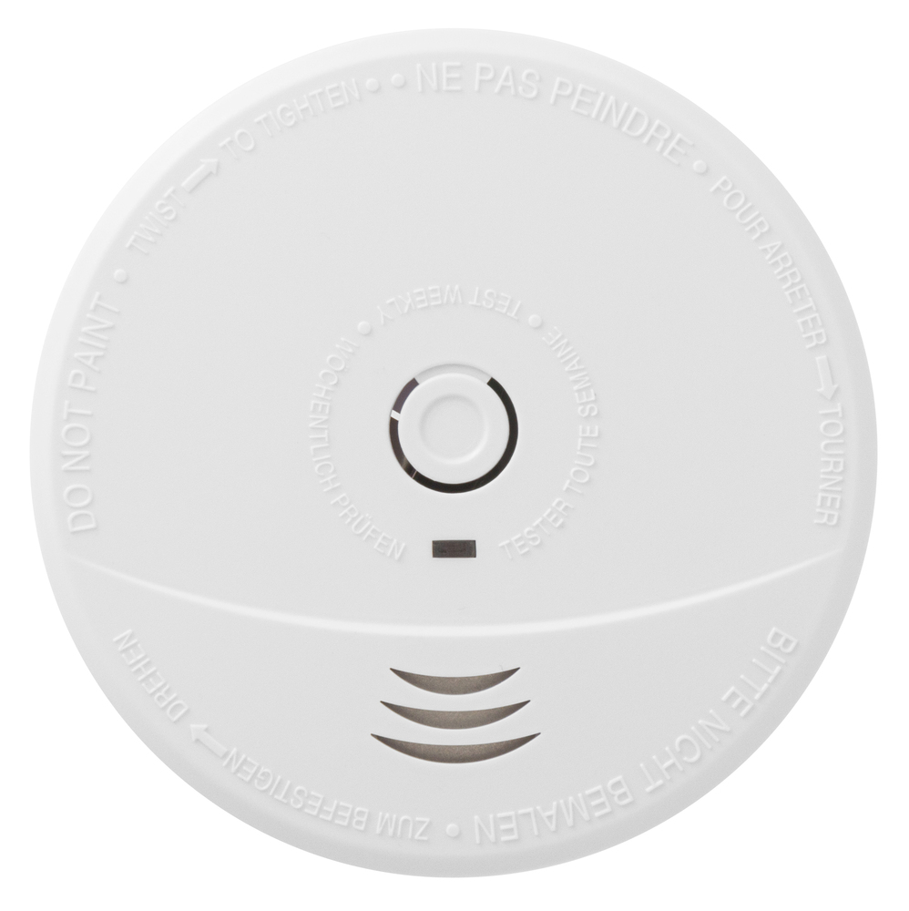 Détecteur de fumée NF autonomie 5 ans EVACUATE | 1508668 | Electricité ...