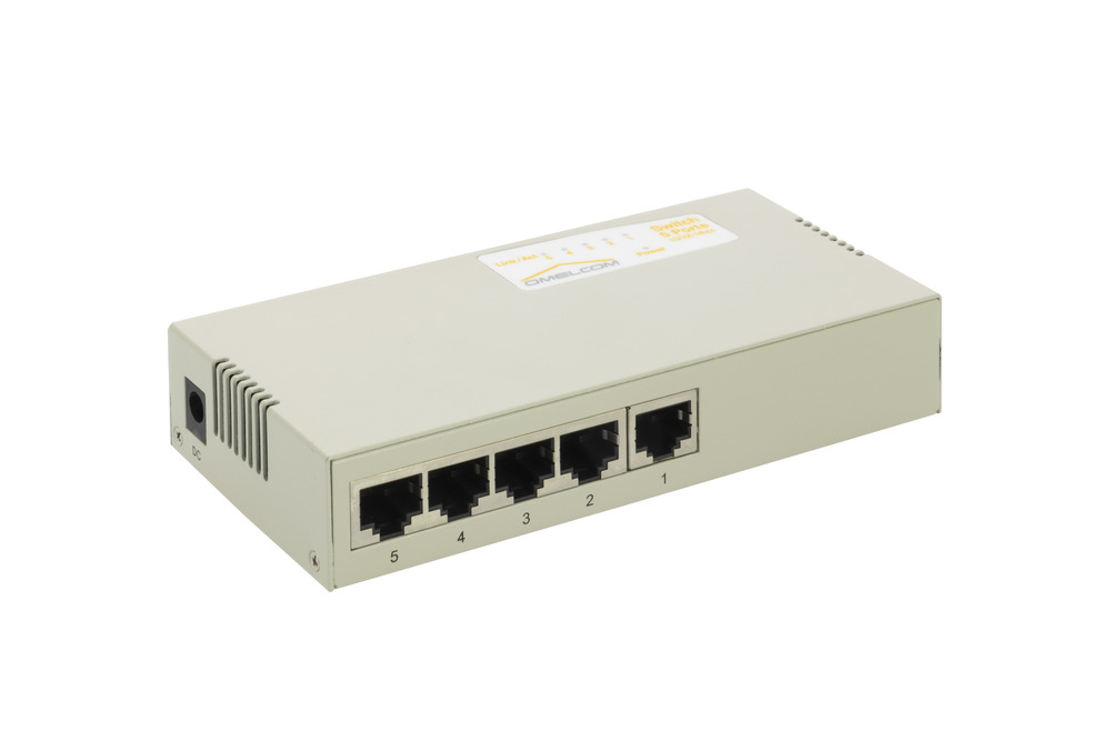 Switch 5 ports RJ45 Gigabit | 1141285 | Electricité et domotique | L ...
