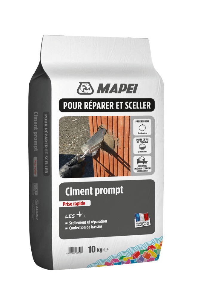 Ciment prompt gris 10 kg MAPEI | 1268297 | Matériaux et Gros oeuvre | L ...