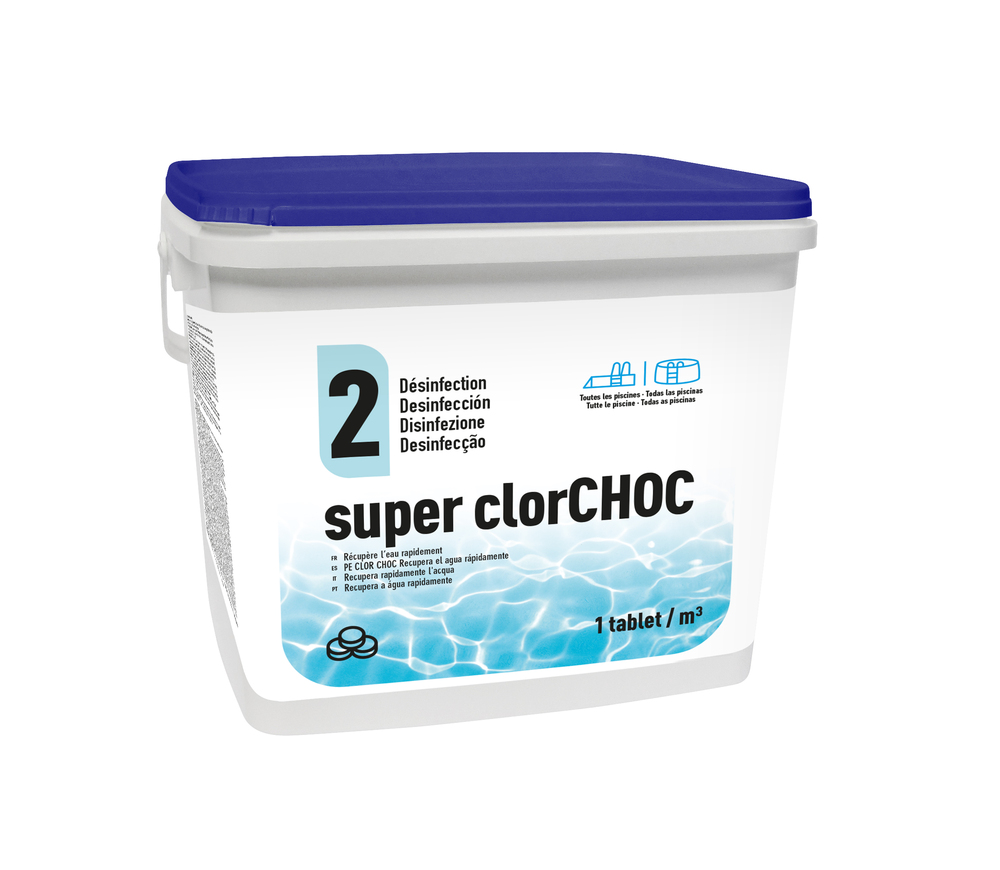 Chlore choc en pastille de 20 gr 5kg sans acide Borique | 1464422 ...