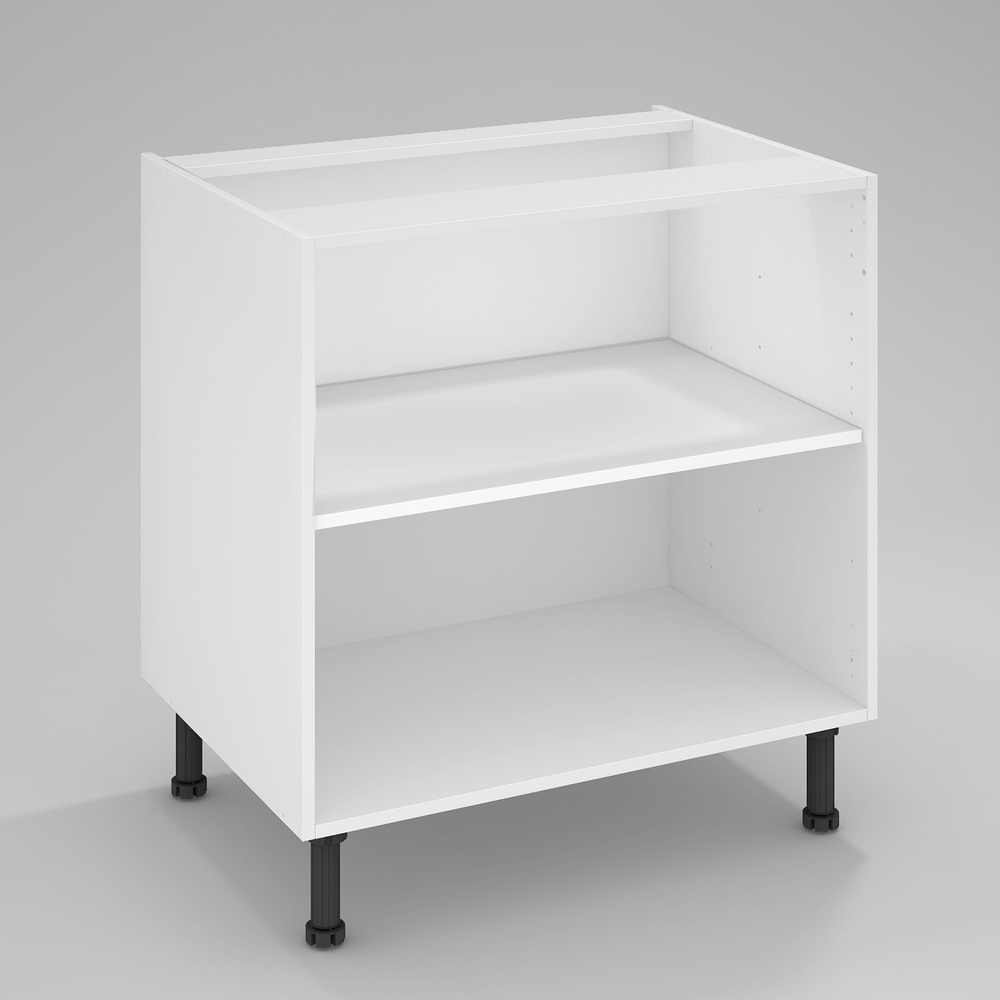 Caisson cuisine bas blanc L 80 x H 70 x P 56 cm OFITRES | 483852 ...