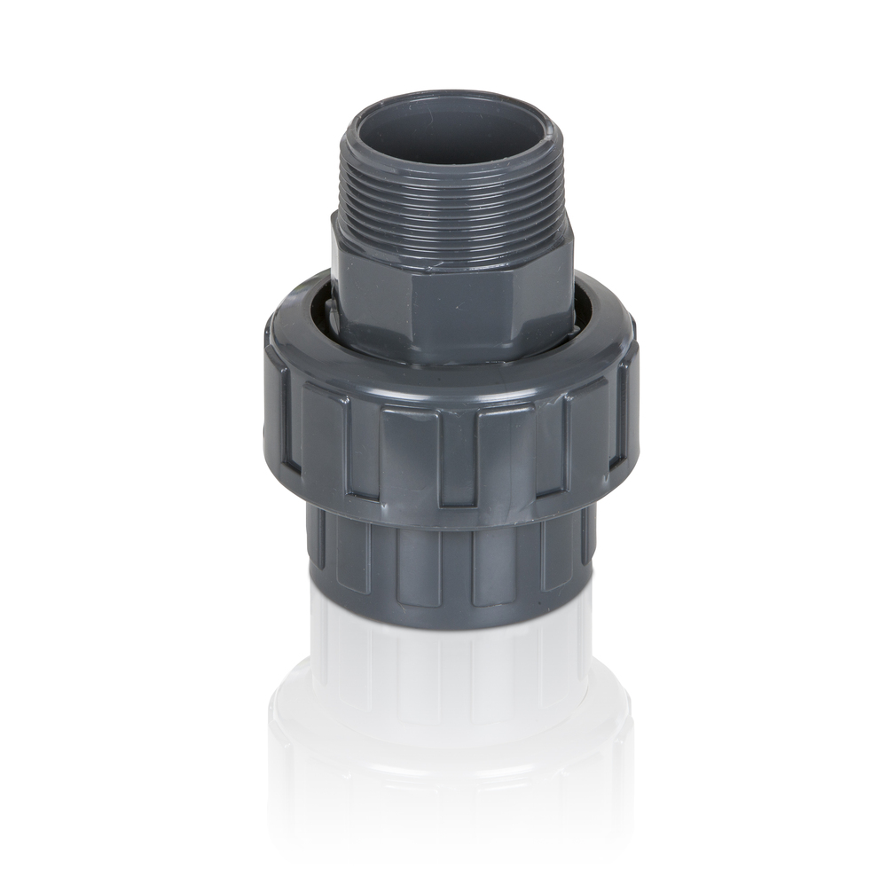 Raccord PVC en 3 parties diamètre 50 mm 1 " 1/2 PN16 pour système de ...