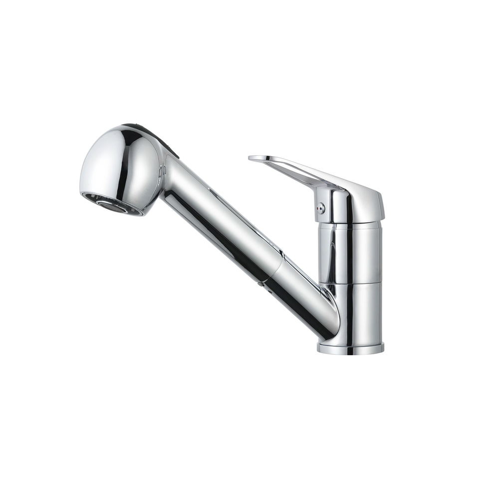 Mitigeur d'évier avec douchette Betaring chromé ESSEBAGNO | 1295428 ...