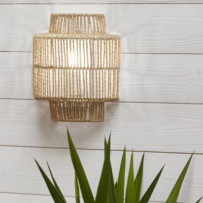 Applique murale CANCUN cordes tressées E14 40 W COREP | 1491052 ...